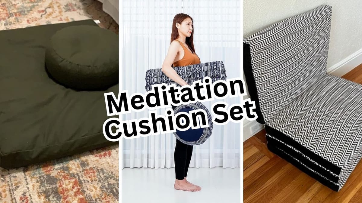 Zen Out With These 5 Meditation Cushion Set Options: Which One Will ...