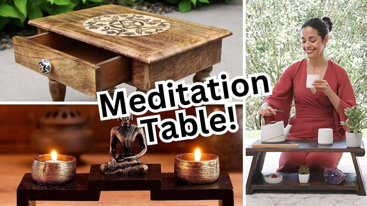 Discover the Top 5 Meditation Table Options: Uncover Tranquility and ...