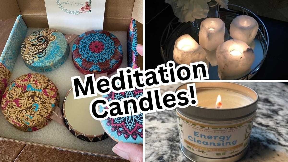 Illuminate Your Life: Experience Aromatic Bliss with 5 Meditation Candles!
